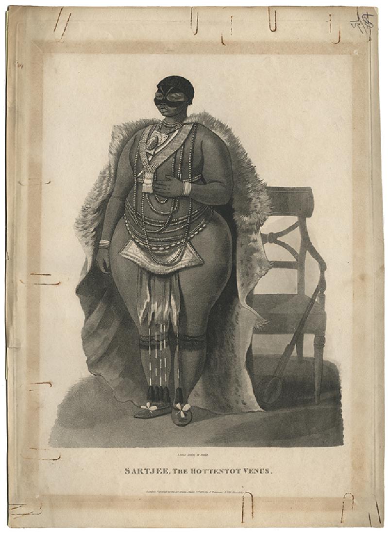 The Hottentot Venus 1811 Engraving.