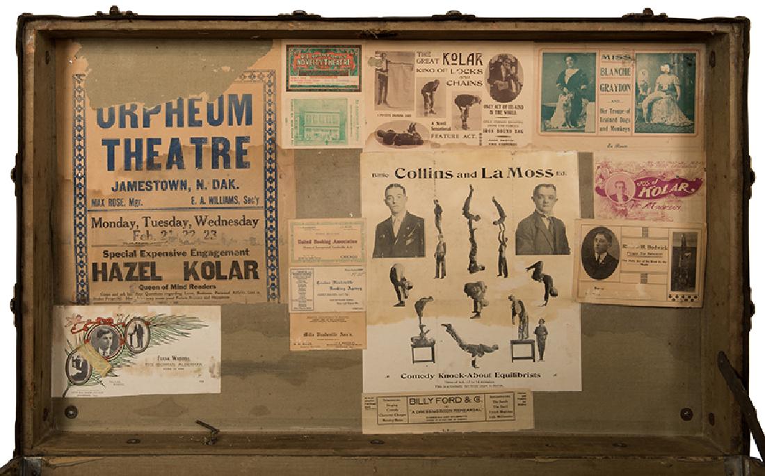 Large Toy Theater with Elaborate Proscenium