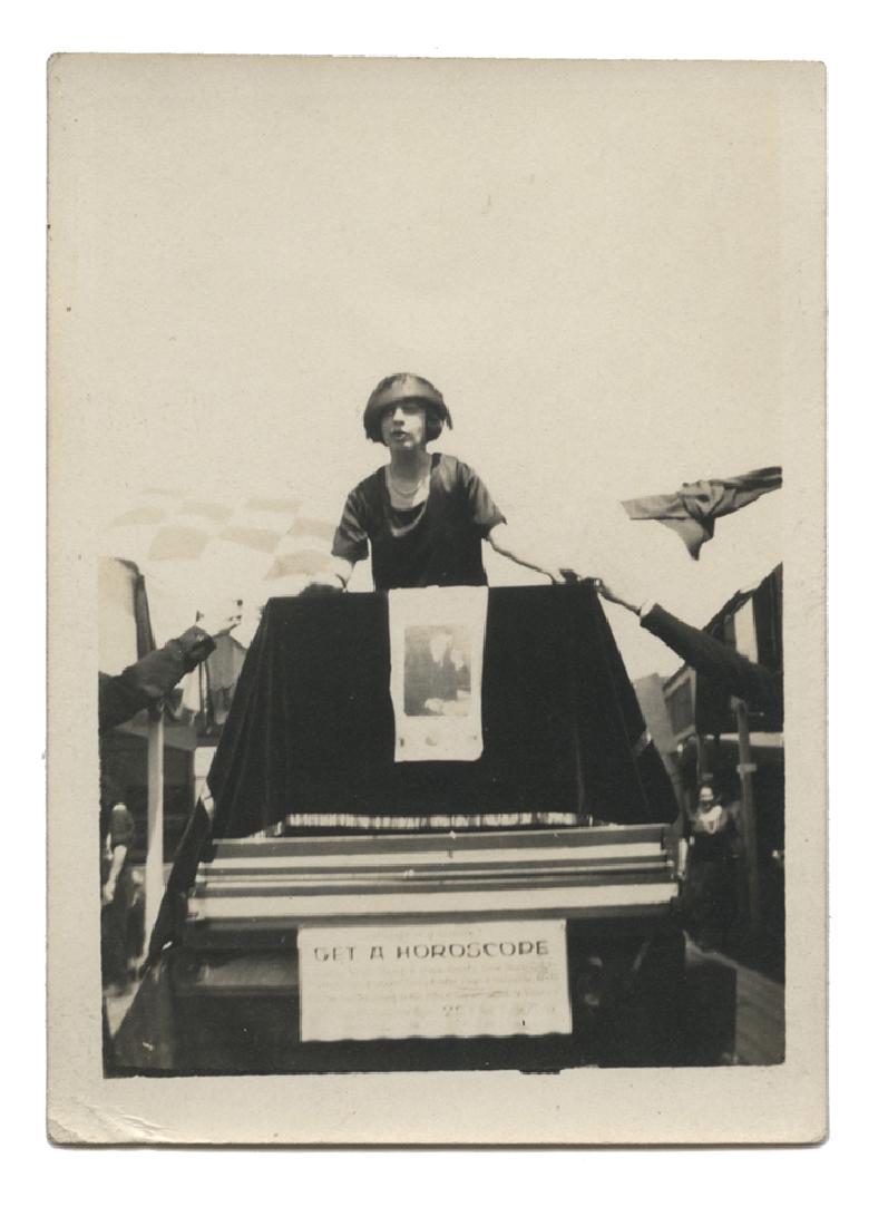 Photograph of Beatrice Houdini as a Fortune Teller.