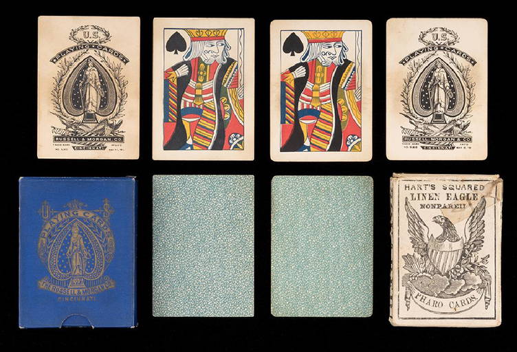 Two Decks Faro Playing Cards.