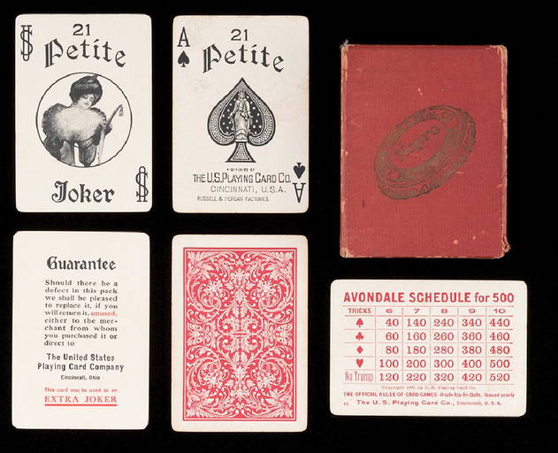 Uspc Petite #21 Playing Cards.