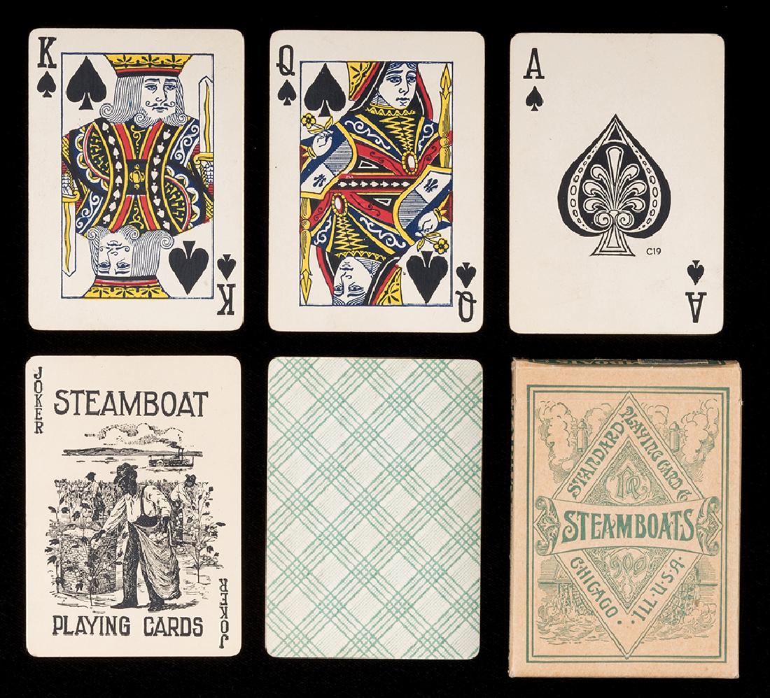 Two Steamboat “radium” Decks Of Playing Cards.