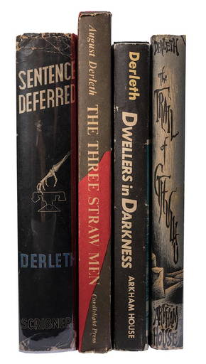 Group Of Four August Derleth Books.