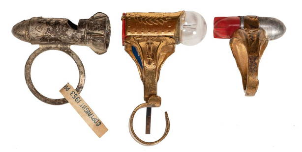 Lone Ranger High Grade Atomic Bomb And Flashlight Rings