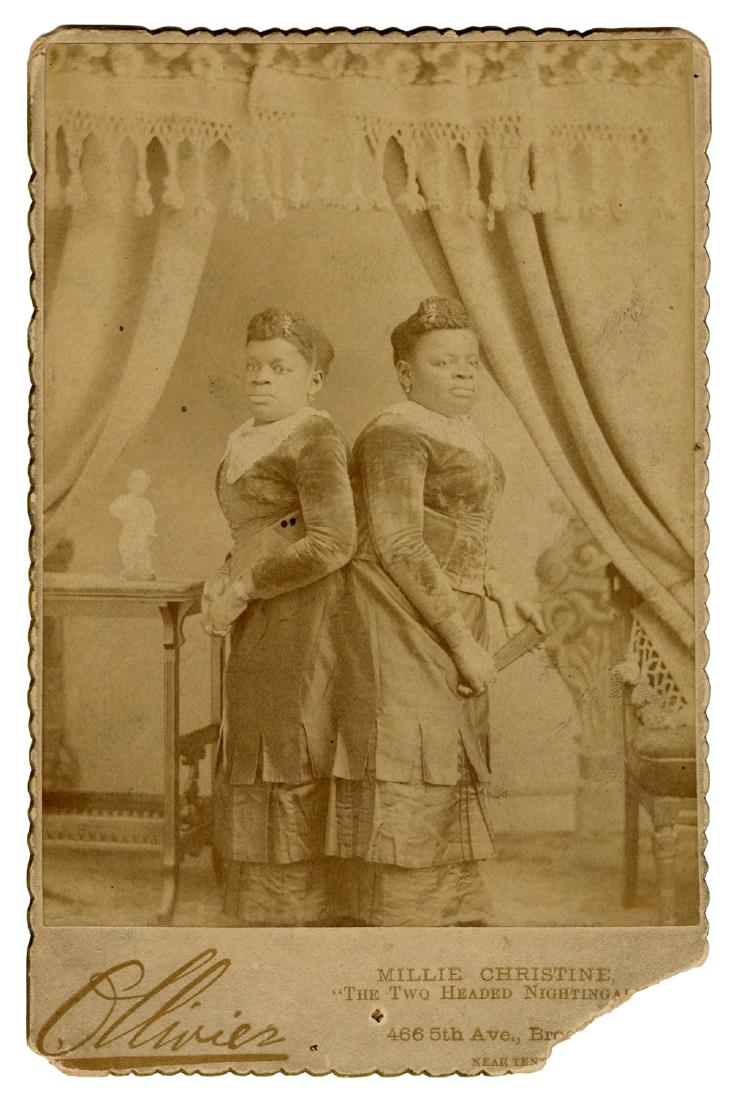 Millie—Christine The Two-Headed Nightingale Cabinet