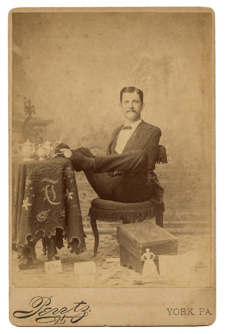 Charles B. Tripp Armless Wonder Cabinet Card