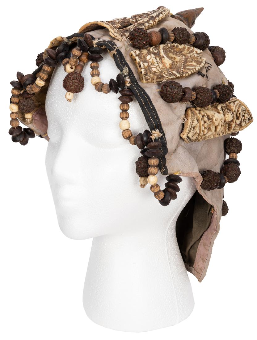 Tibetan Lama Bone Necromancer Hat - Nov 10, 2018 | Potter & Potter ...