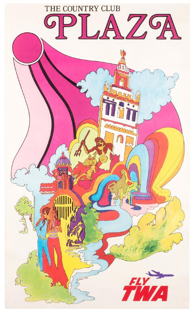Mantz, Richard. Fly TWA. The Country Club Plaza [Kansas