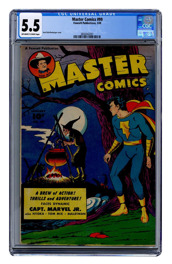 Master Comics No. 99. Fawcett, 1949. Cgc 5.5 Graded