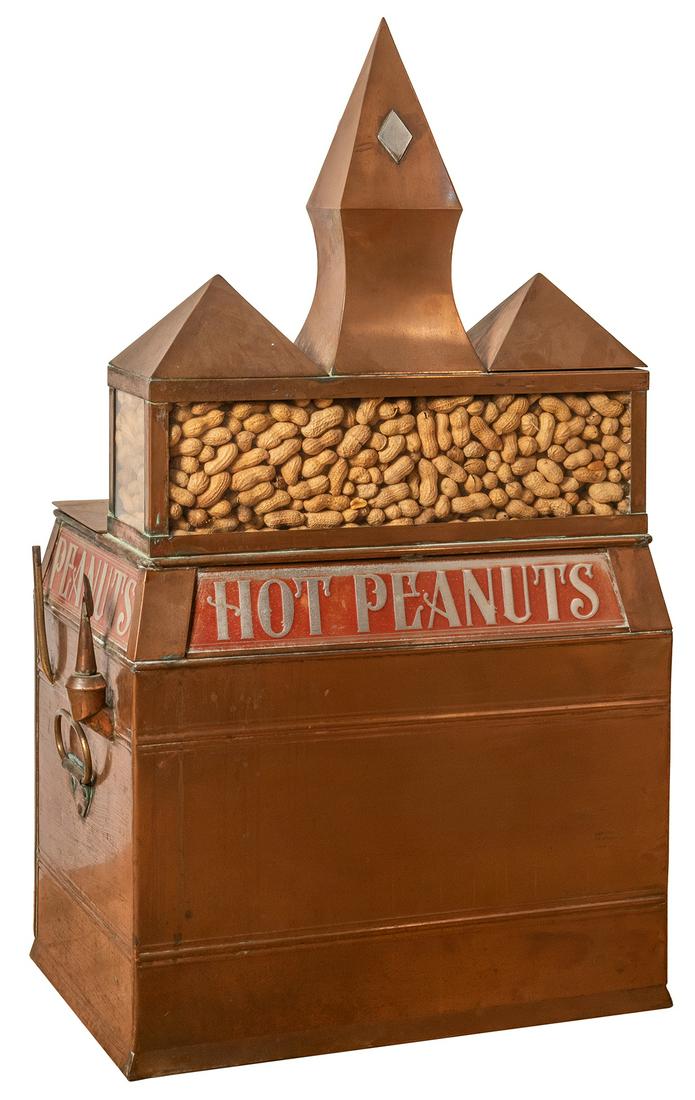 Copper Hot Peanuts Roaster Machine. - Sep 28, 2019 | Potter & Potter ...
