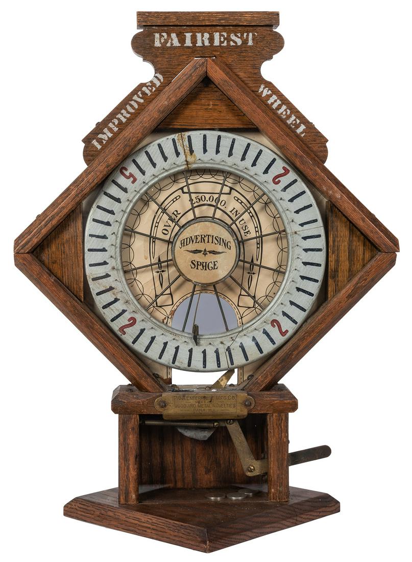 For Auction: Pana Enterprise Mfg. Fairest Wheel Five Cent Trade (#124 ...