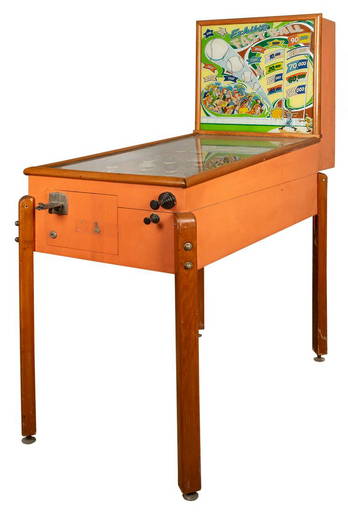 Exhibit Supply Co. Fast Ball Pinball Machine.