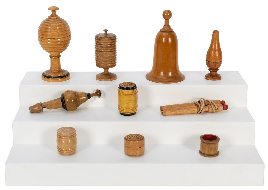 Group of Vintage Turned Wooden Magic Tricks. - Oct 26, 2019 | Potter ...