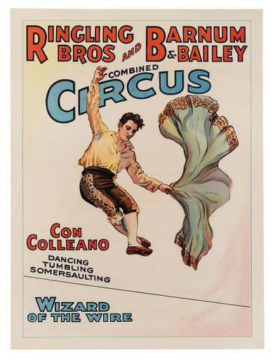 Ringling Bros And Barnum & Bailey Circus. Con Colleano.