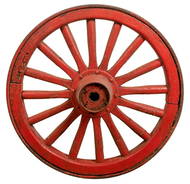 Late 19th Century Circus Wagon Wheel - Sep 30, 2017 | Showtime Auction ...