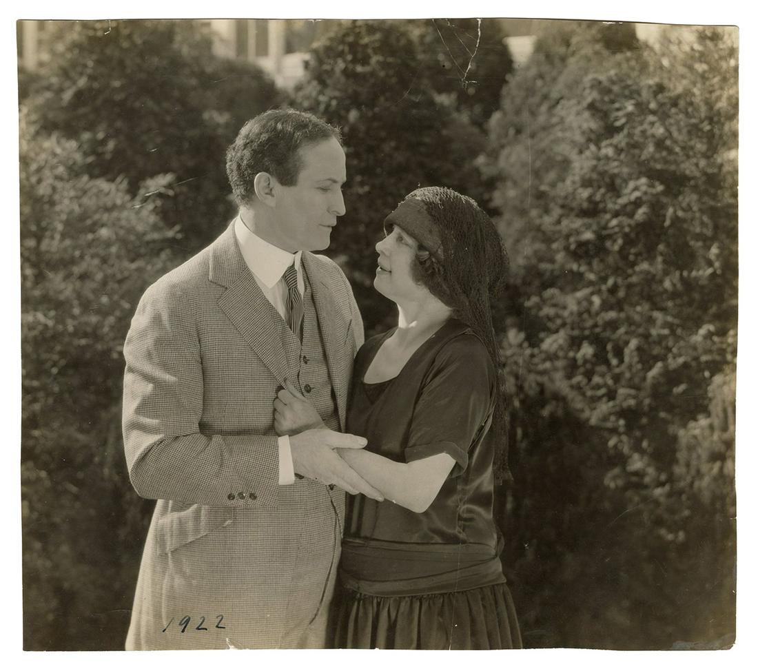 Photograph Of Harry And Bess Houdini.