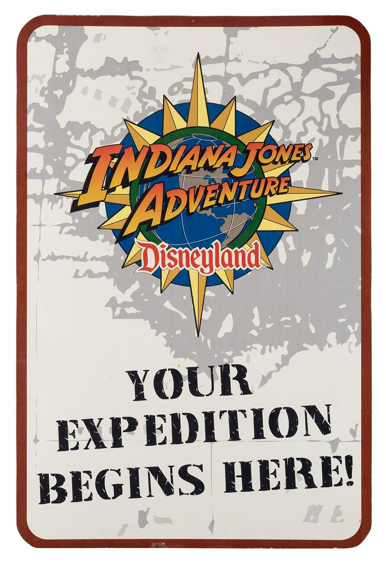 Disneyland Indiana Jones Adventure Sign. - Feb 08, 2020 | Potter ...