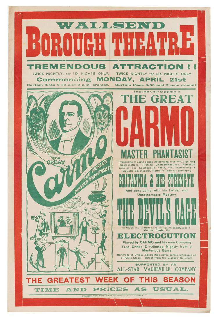 Carmo (harry Cameron). The Great Carmo Master