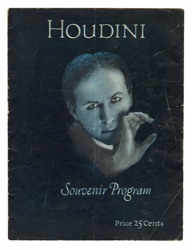 Houdini, Harry. Houdini Final Tour Souvenir Program.