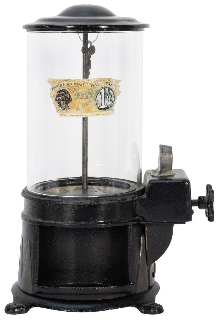 Hance Foundry Co. 1 Cent Rex Gumball Vendor. Ohio, Ca.