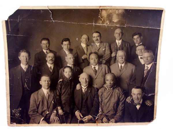 200: Sepia toned photograph of Kellar, Ching Ling Foo,