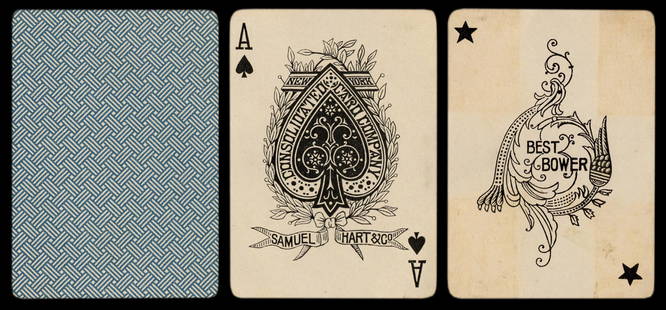 Nycc Samuel Hart Squeezers No. 220 Playing Cards. Nycc,