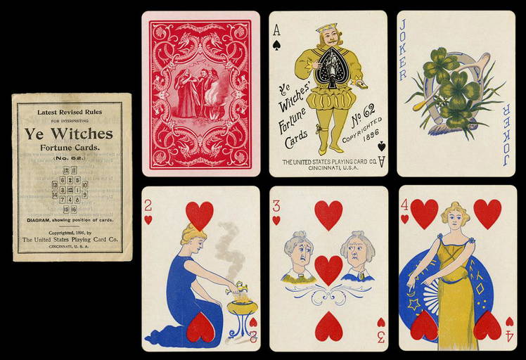 Uspc Ye Witches’ Fortune No. 62 Playing Cards.