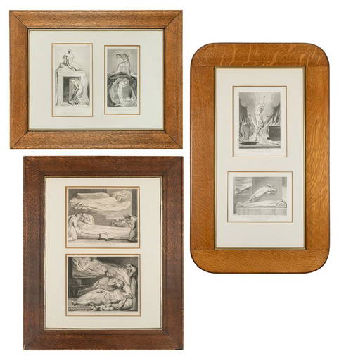 Blake, William (1757–1827), Illustrator. Six Engravings