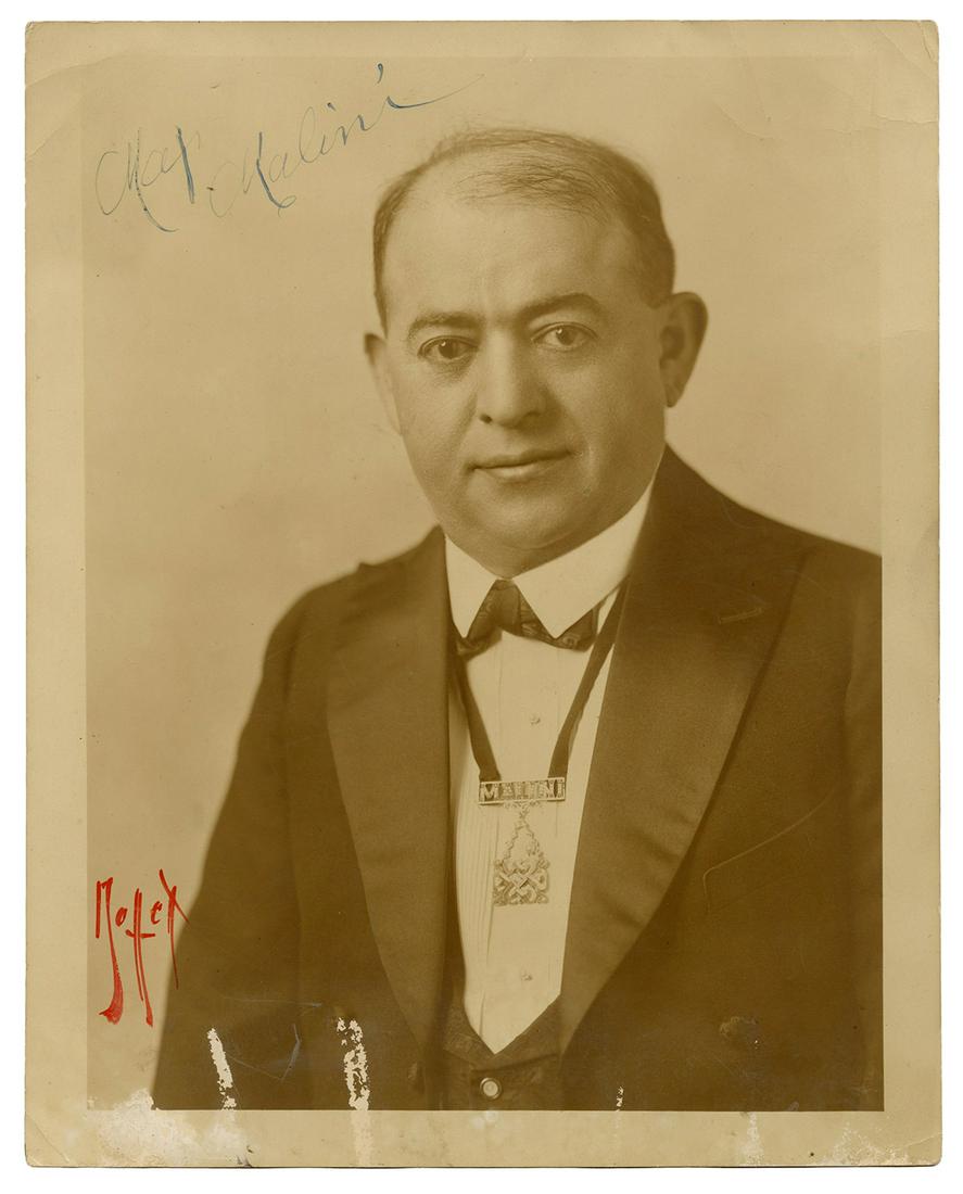 For Auction: Malini, Max (Max Katz Breit). Photograph of Max Malini ...