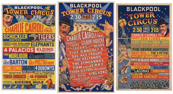 Blackpool’s Tower Circus Posters / Charlie