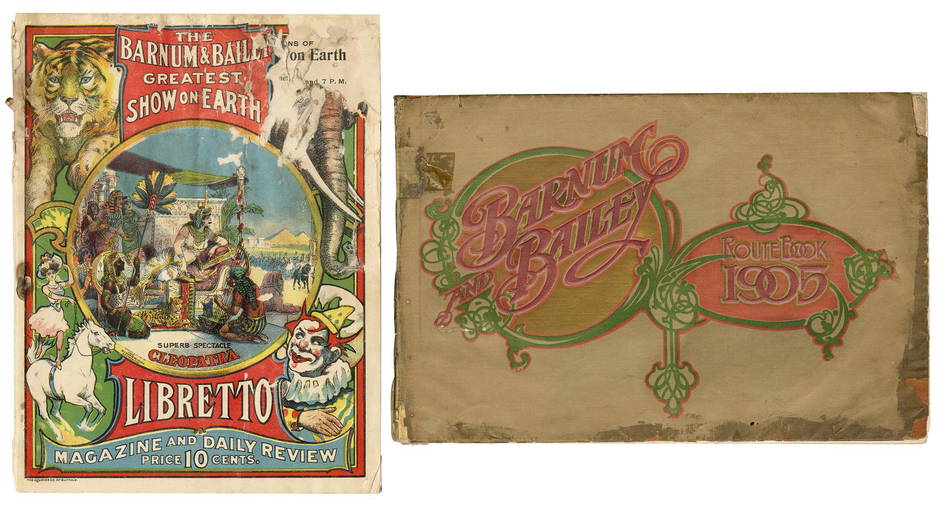 Andress, Charles. Barnum & Bailey 1905 Route Book.