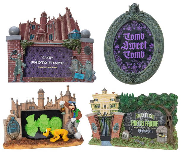 Four Haunted Mansion Picture Frames. Walt Disney Co.