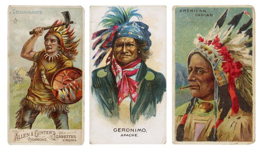 Redman Chewing Tobacco Indian Chief Cards