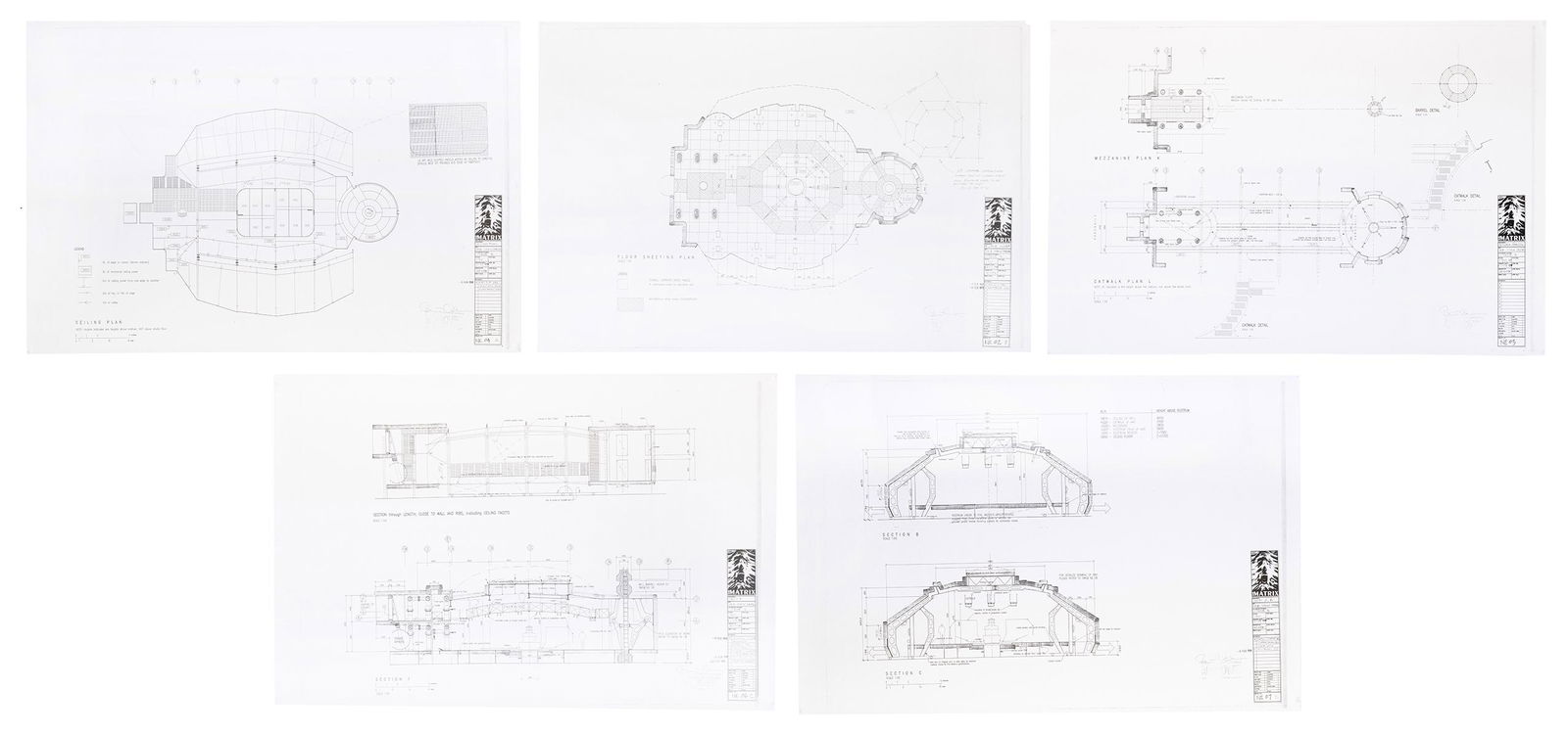 Nebuchadnezzar Original Concept Blueprints From The Matrix....