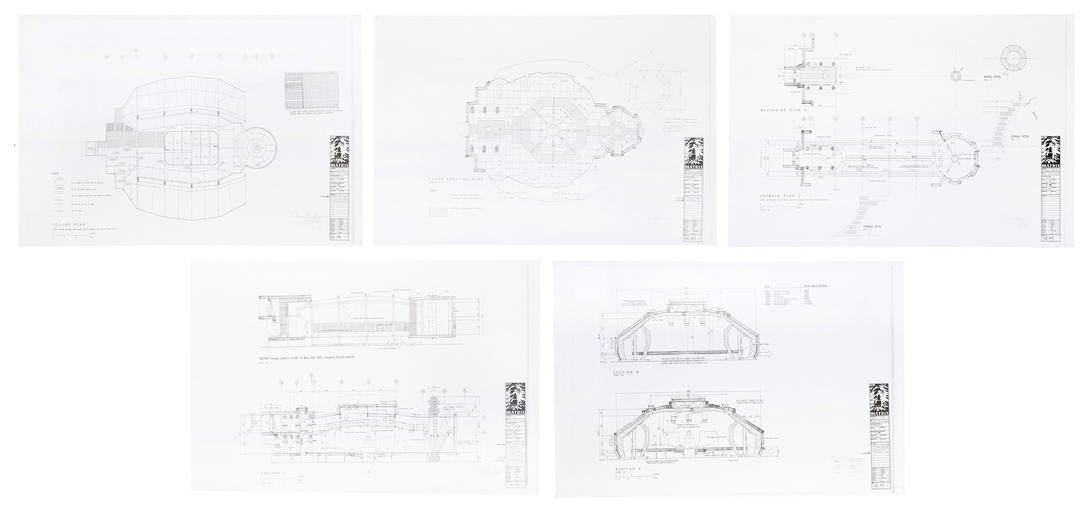 Nebuchadnezzar Original Concept Blueprints From The Matrix....
