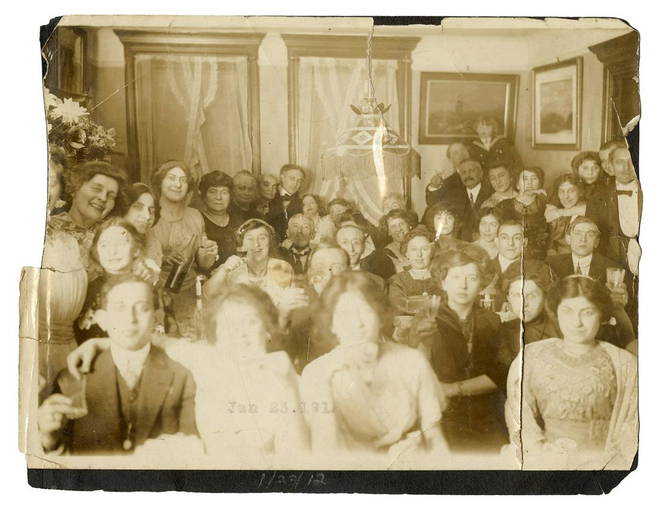 HOUDINIS, The. Photograph of Beatrice Houdini’s 35th Birthd... (#0028 ...