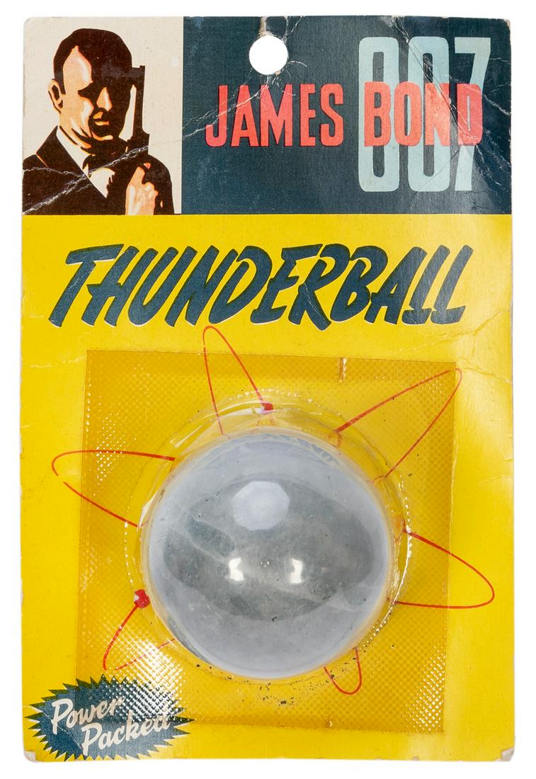 James Bond 007 Thunderball Bounce Ball (sealed). Great Brit...