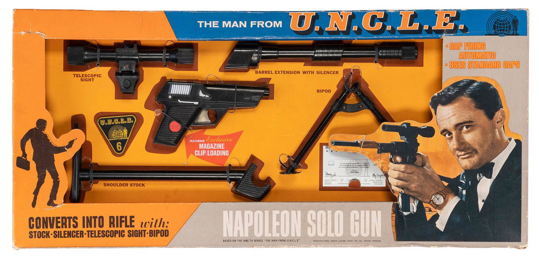 The Man from U.N.C.L.E. Napoleon Solo Gun. Ideal Toy Corp.,... (#0078 ...