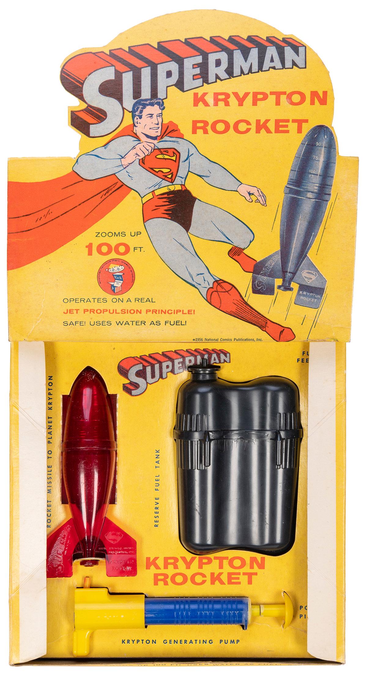 Superman Krypton Water Rocket Propulsion Toy (red). Linden,...