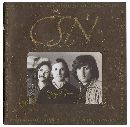 [CROSBY, STILLS, AND NASH]. CSN Box Set Booklet Signed by A... (#0291 ...