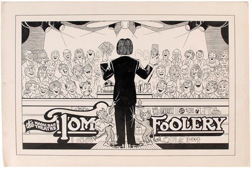 257: Tom-Foolery original poster artwork. Ed Harris.