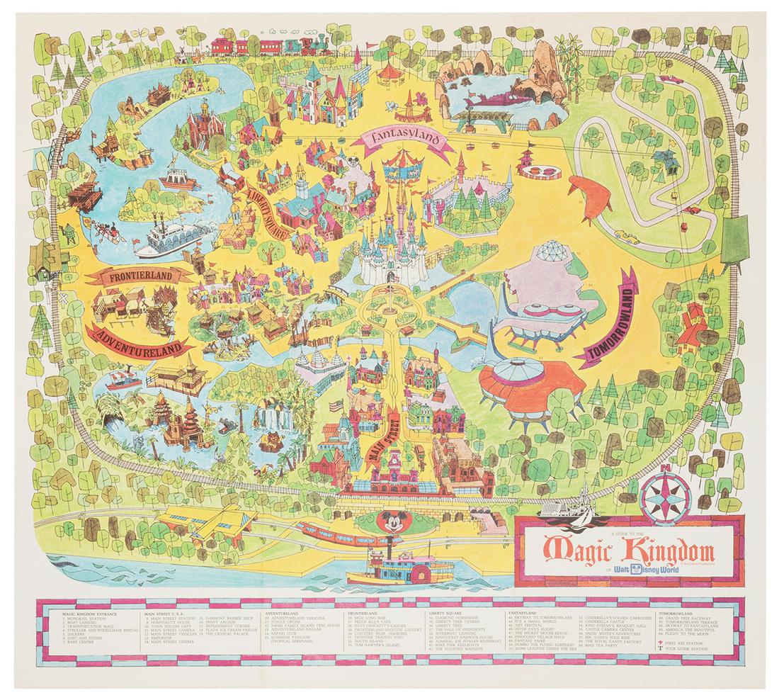 [walt Disney World]. A Guide To The Magic Kingdom. Walt Dis...