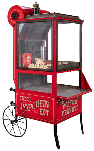 Fresh Popcorn And Roasted Peanuts Cart. Chicago: C. Cretors...