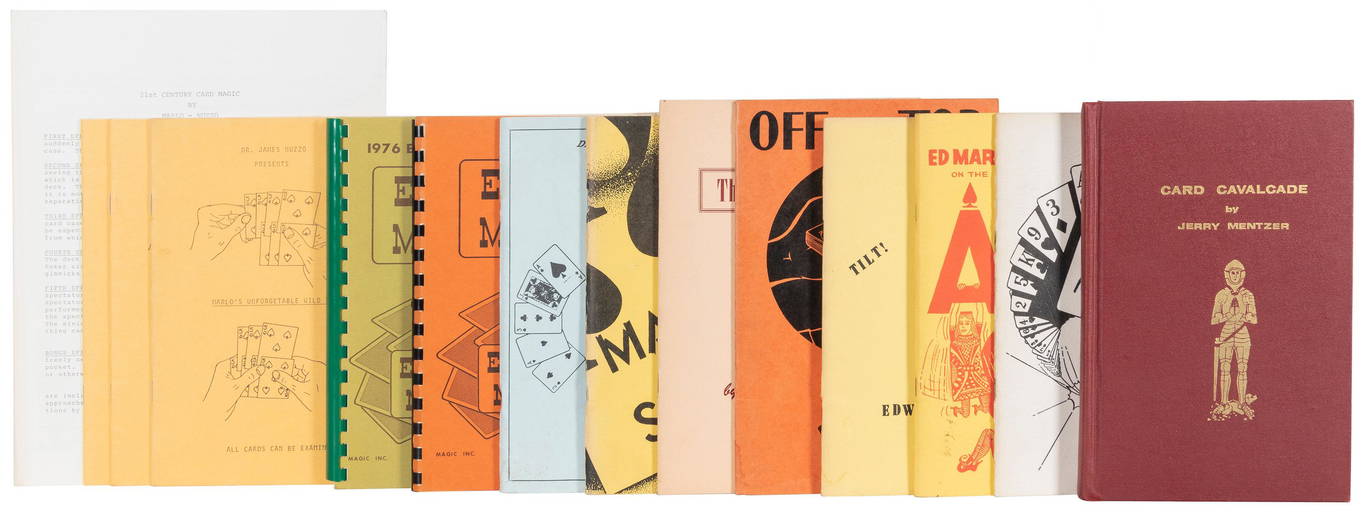 [marlo] Nine Books Signed By Edward Marlo. Including: Marlo...