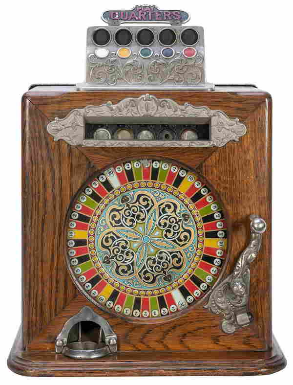 Caille Bros. 25 Cent Ben Hur Slot Machine. Detroit: Caille Bros, ca ...