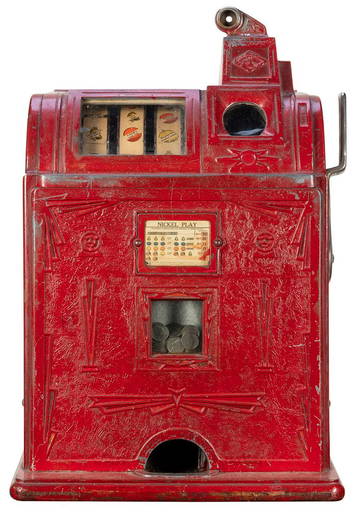 Jennings 5 Cent Slot Machine. [Chicago: Jennings Mfg., ca. 1920s-1940s ...