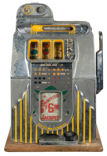 Buckley 5 Cent “chrome Twenty One” Slot Machine. [chicago: Buckley ...