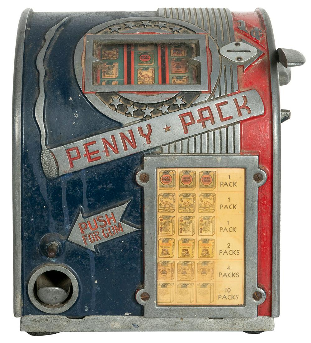 “penny Pack” 1 Cent Countertop Game And Trade Stimulator. Vintage Metal ...