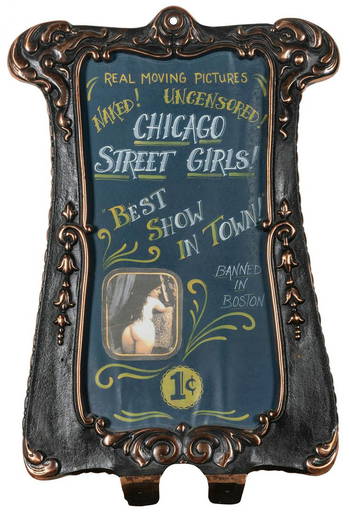 Mutoscope Marquee. Modern marquee frame and sign for “Chicago Street ...