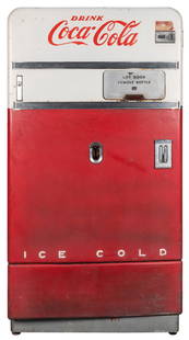 1950's Coca Cola 10 Cent Vending Machine.